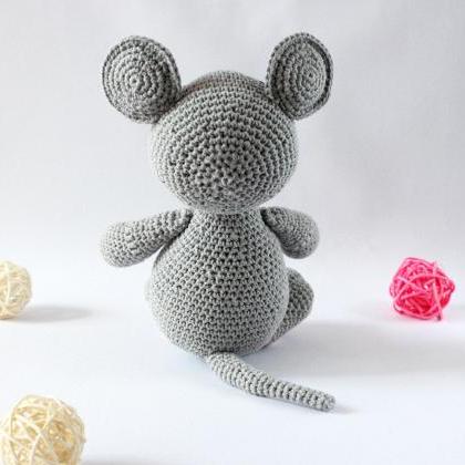 Crochet Mouse Pattern, Amigurumi Mouse Toy Pattern, Cute Mouse Pattern ...