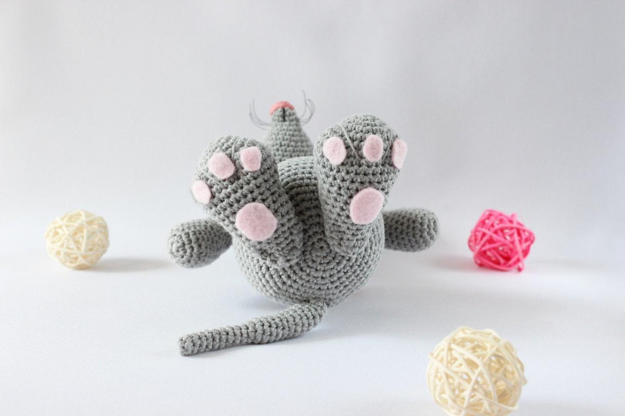 Crochet Mouse Pattern, Amigurumi Mouse Toy Pattern, Cute Mouse Pattern ...
