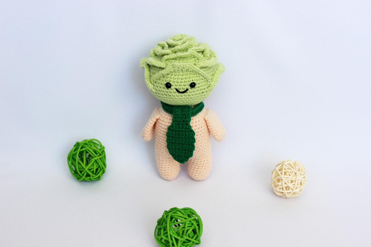 Pdf Bundle Of 4 Patterns: Pumpkin Onion Tomato Cabbage Crochet Toy Food ...